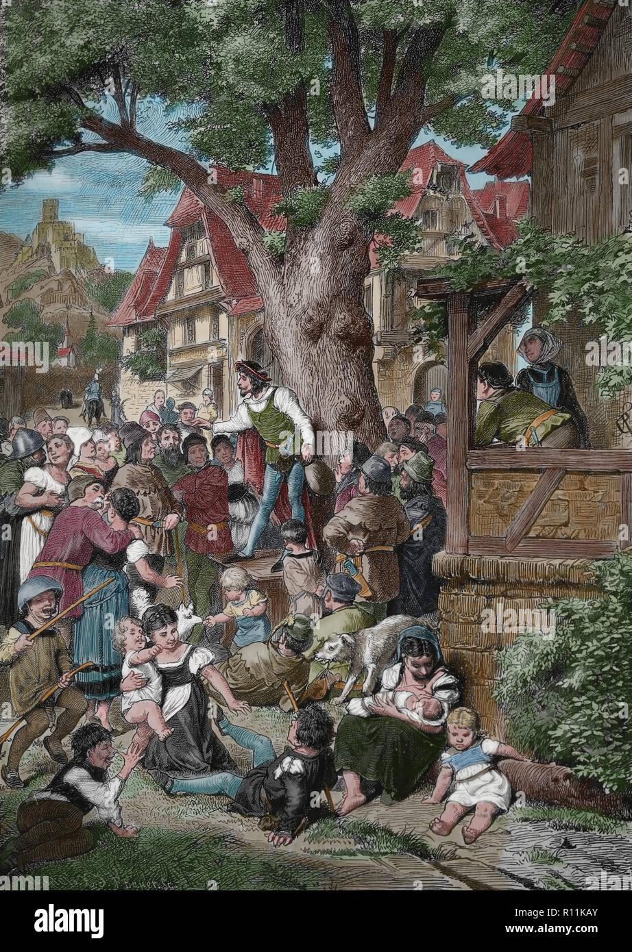 Minstrel middle ages hi-res stock photography and images - Alamy