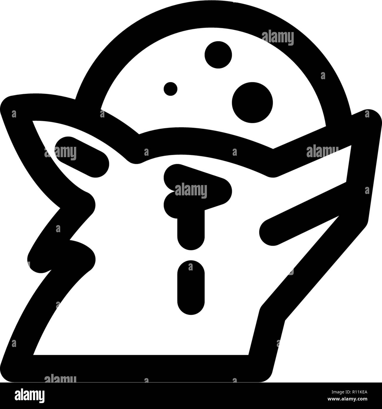 Happy halloween logo witch Black and White Stock Photos & Images - Alamy