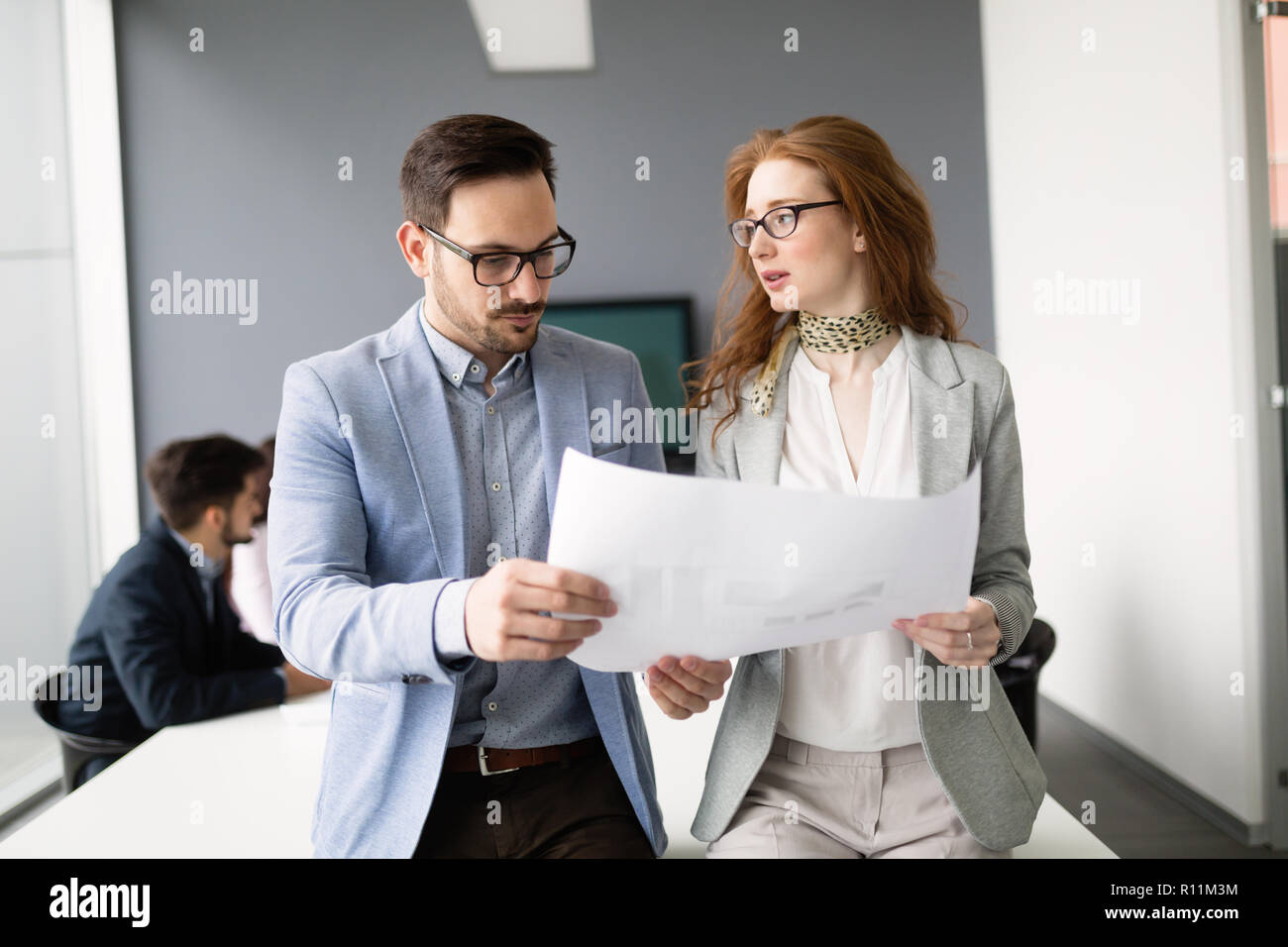 Teamwork group meeting business hi-res stock photography and images - Alamy
