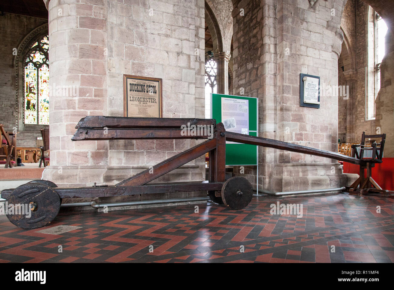 Ducking stool punishment hi-res stock photography and images - Alamy