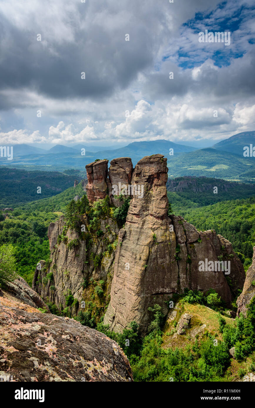 Amazing natural phenomenon - Belogradchik rocks - aerial shots of this ...