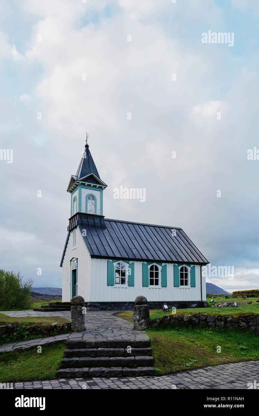 Thingvellir church hi-res stock photography and images - Alamy