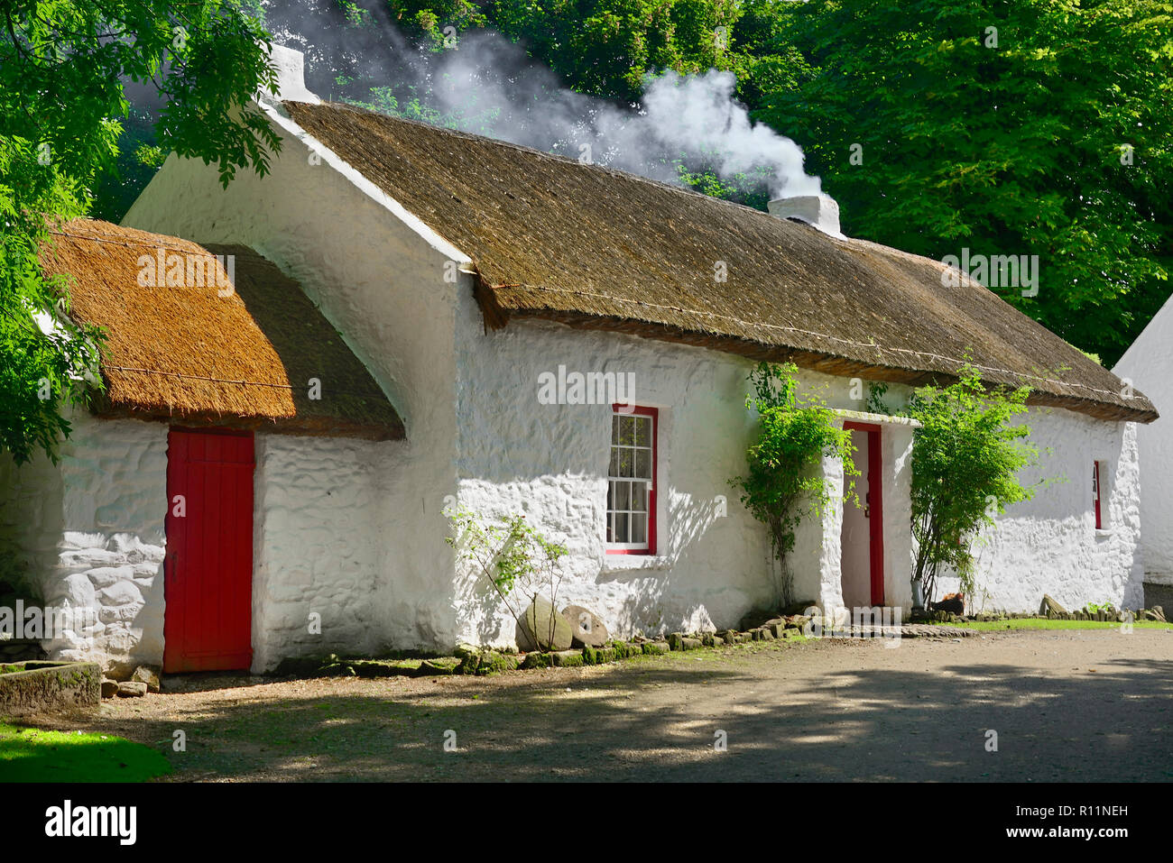 Northern Ireland, County Tyrone, Ulster American Folk Park, the Mellon ...