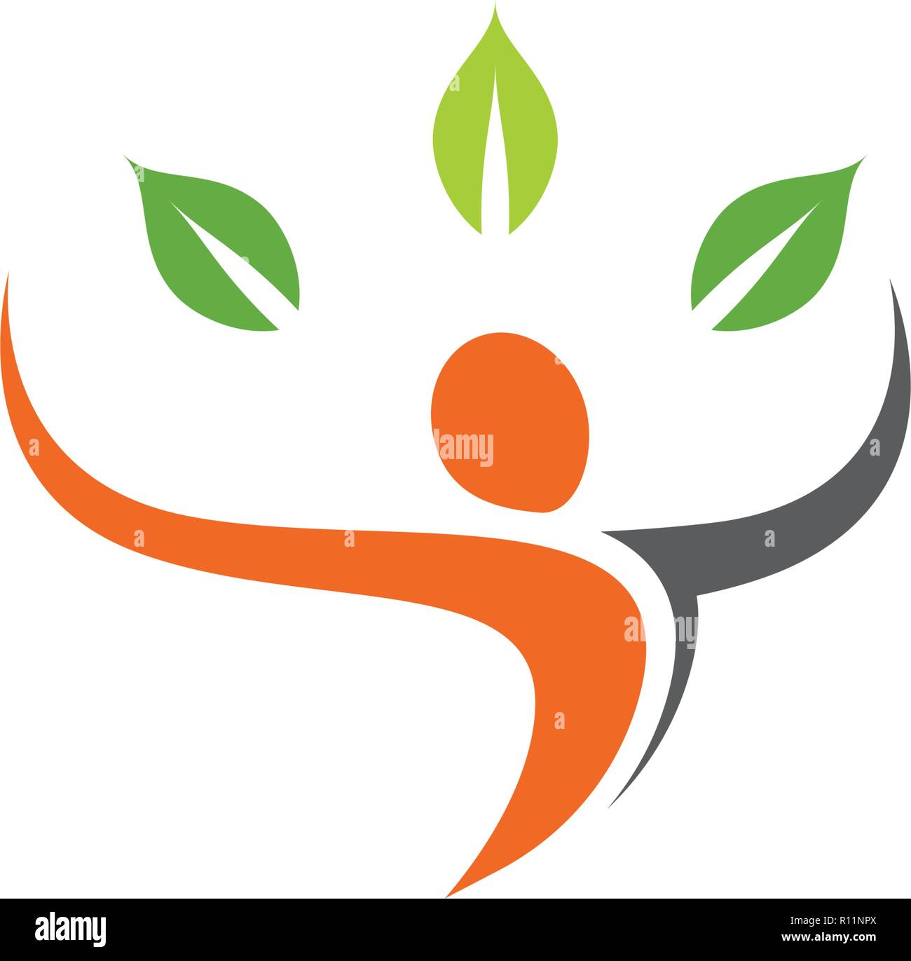 Healthy Logo Template Stock Vector Image & Art - Alamy