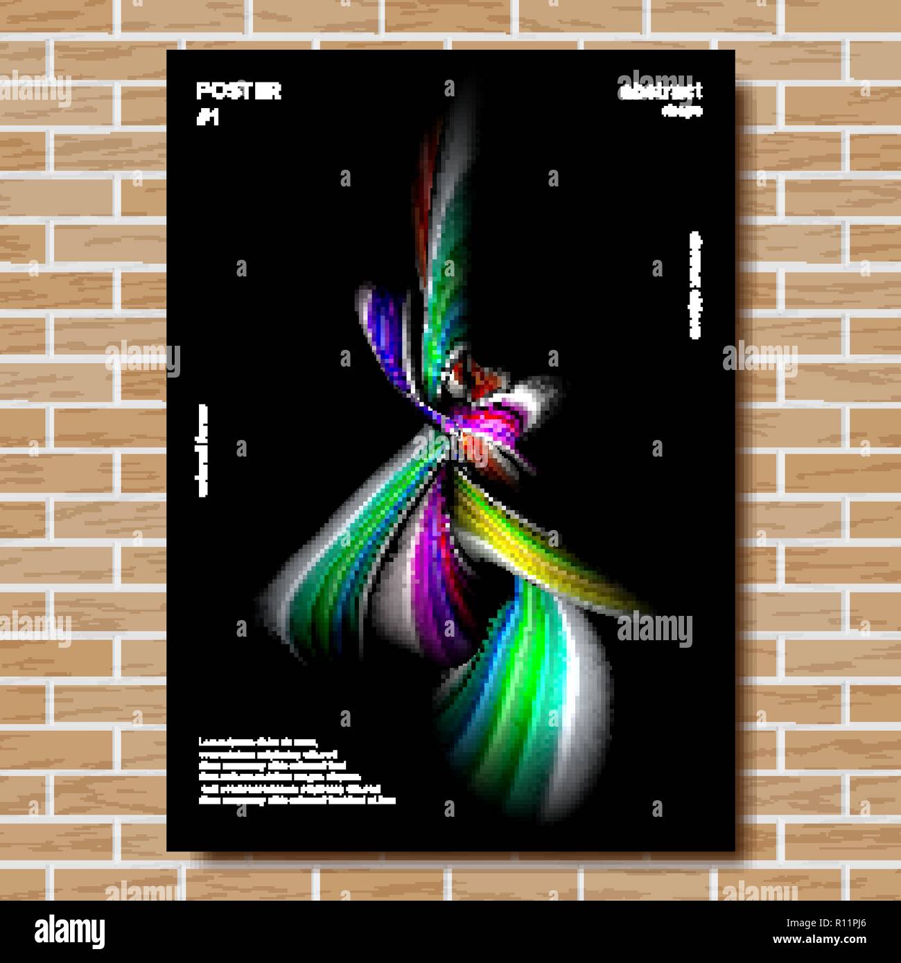 Modern Poster Vector. Painting Style. Background For Poster Design ...