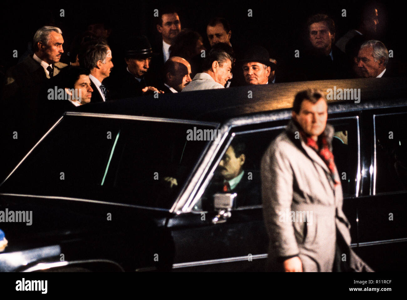 The Reykjavik Summit the meeting of USA President Ronald Reagan and ...