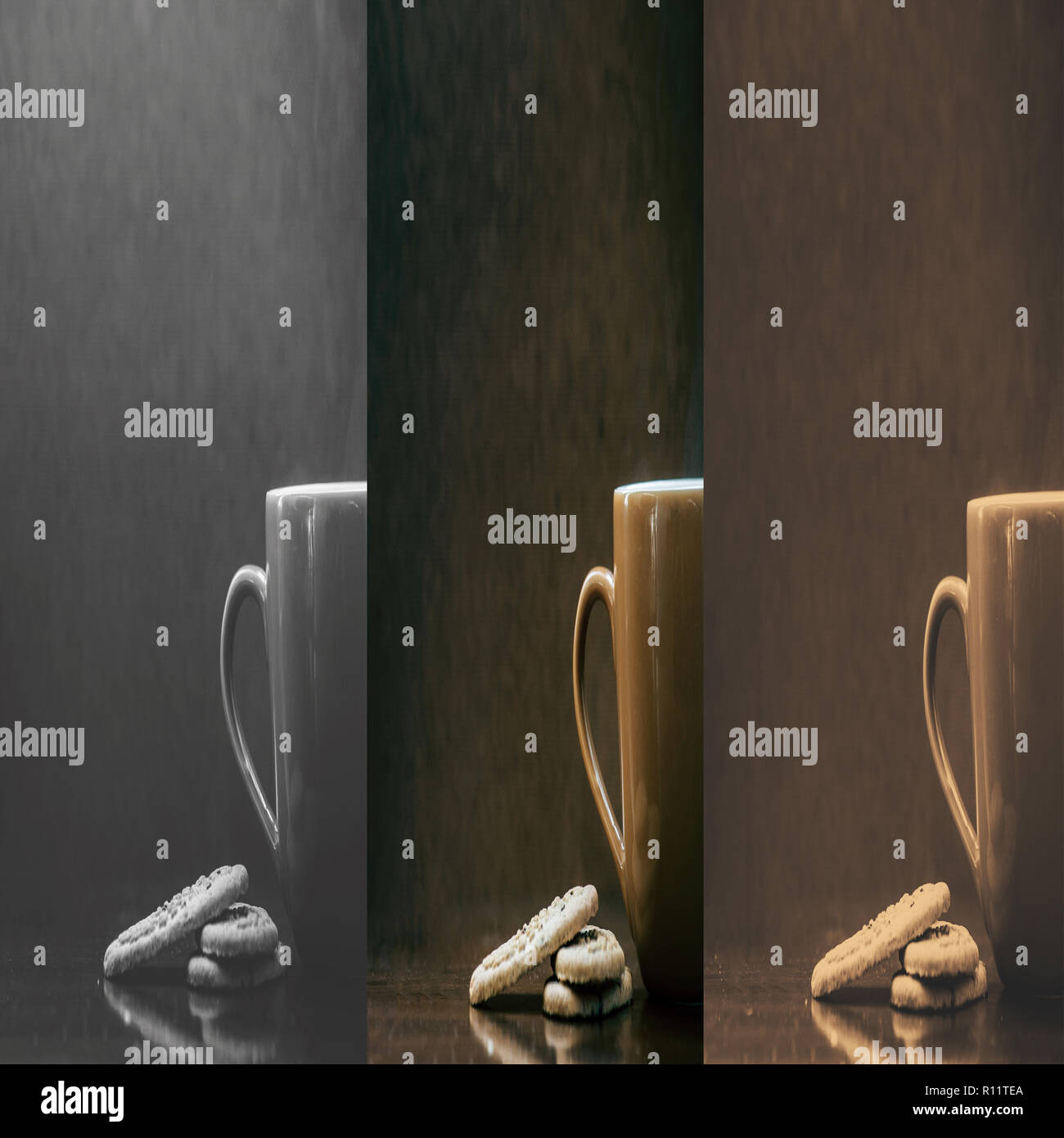 Cafe collage hi-res stock photography and images - Alamy