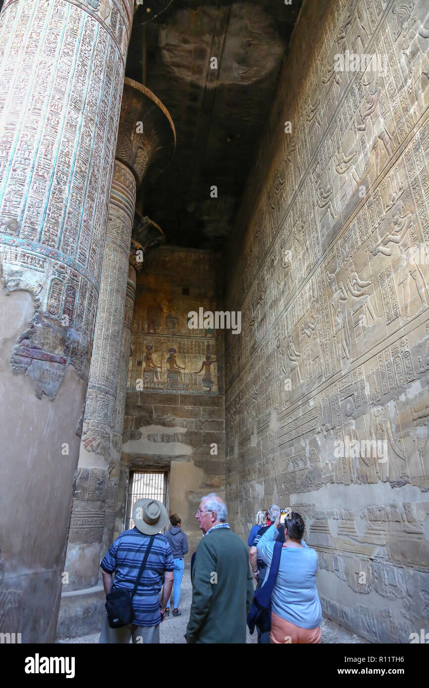 The Temple of Khnum at Esna, Esna City, Esna, Qena Governorate, Egypt ...