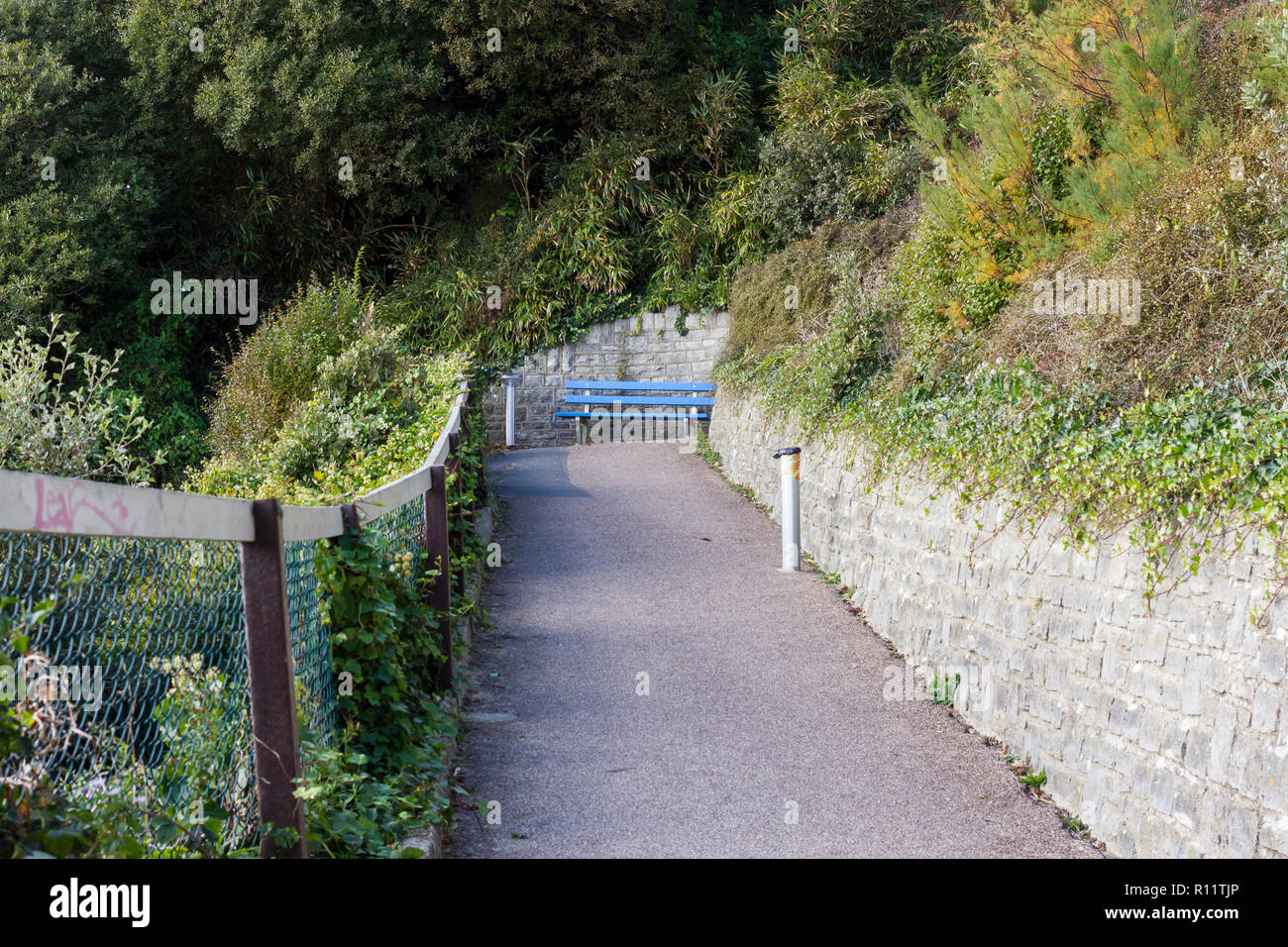 Bournemouth east cliff zig zag hi-res stock photography and images - Alamy