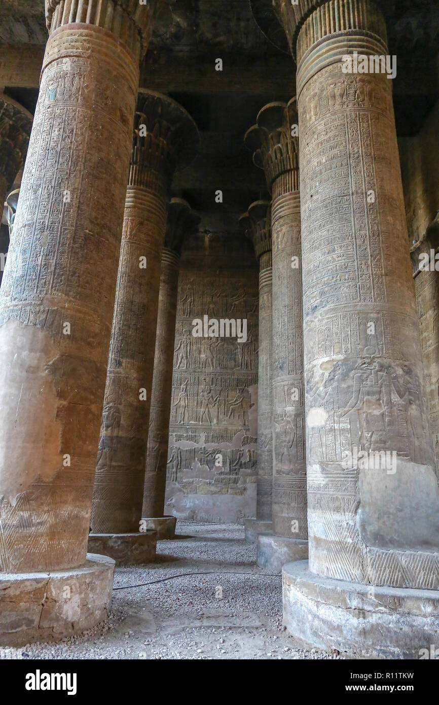 The Temple of Khnum at Esna, Esna City, Esna, Qena Governorate, Egypt ...