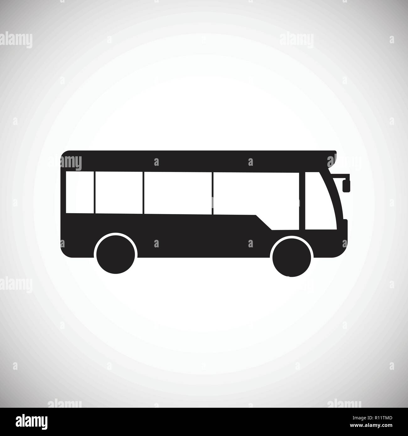 Bus on white background Stock Vector Image & Art - Alamy