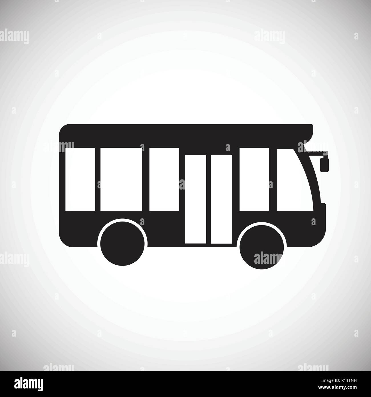 Bus on white background Stock Vector Image & Art - Alamy
