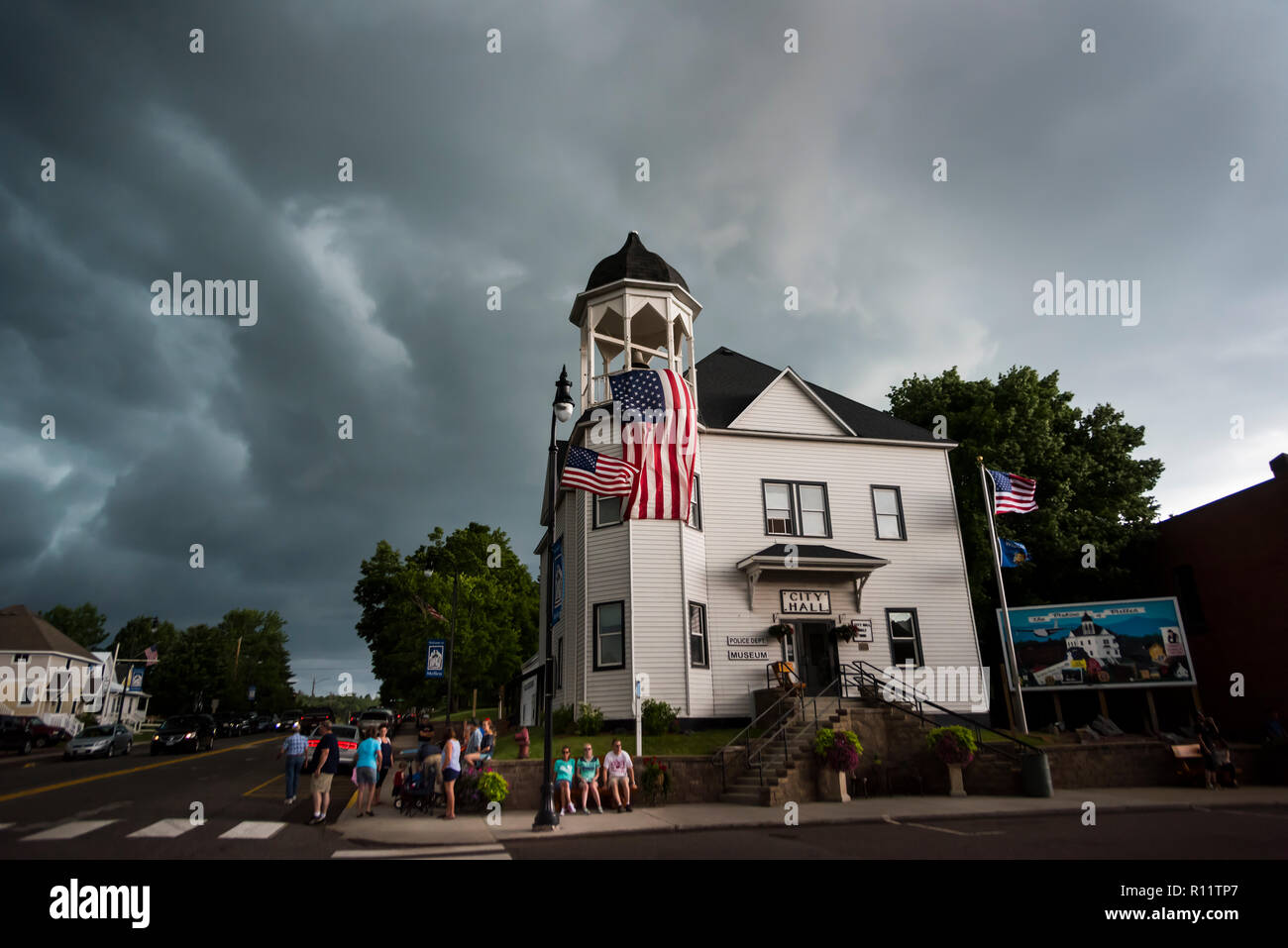Independence Day in Mellen, Wisconsin Stock Photo - Alamy