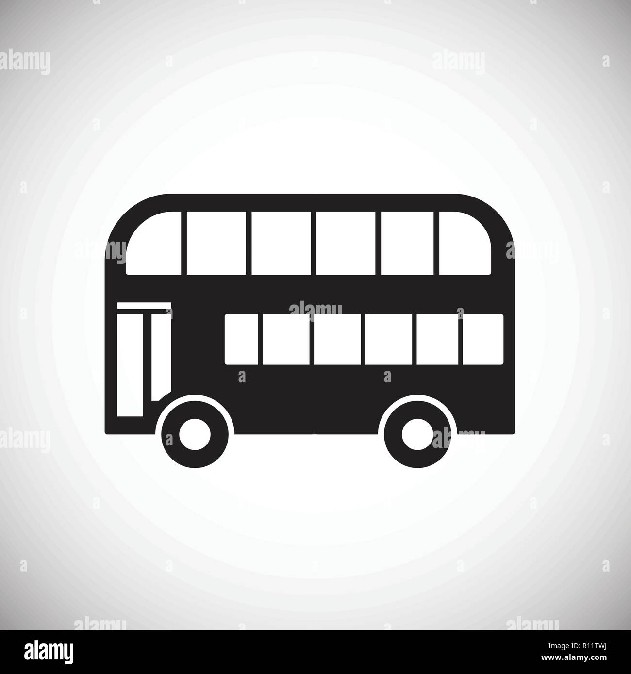 Bus on white background Stock Vector Image & Art - Alamy