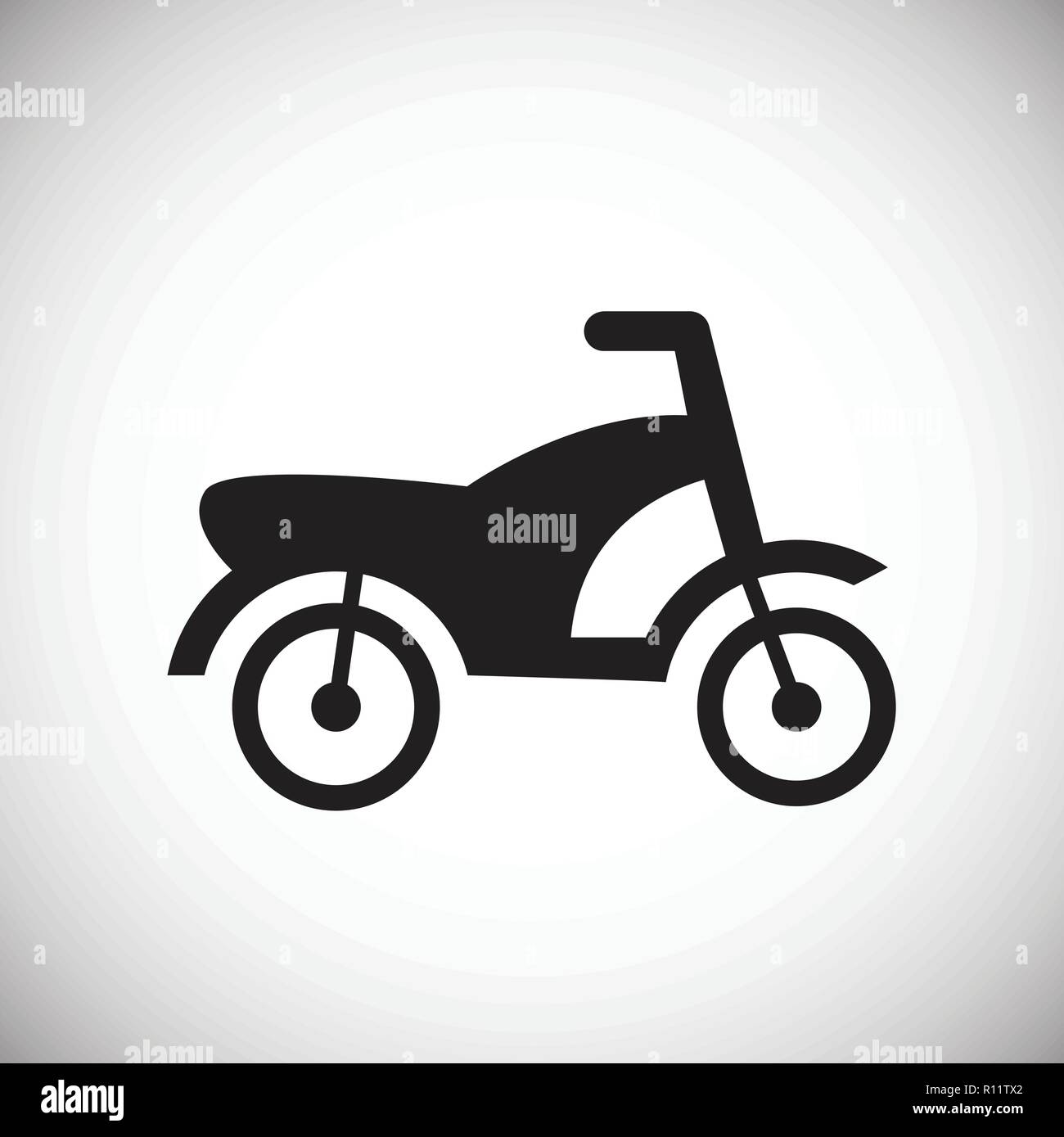 Motorcycle on white background Stock Vector Image & Art - Alamy