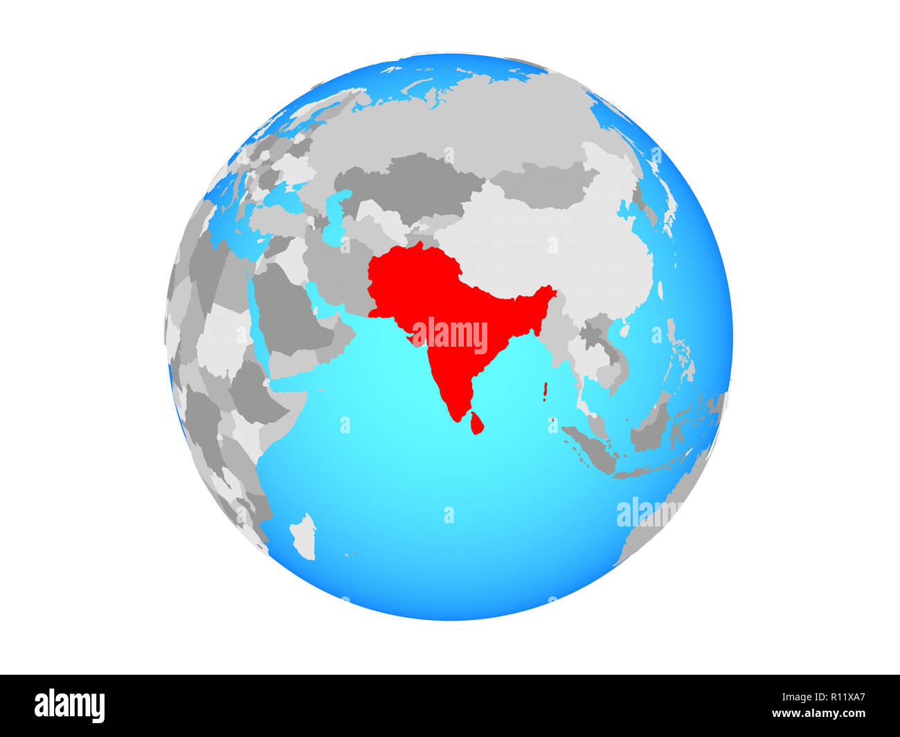 Saarc countries Cut Out Stock Images & Pictures - Alamy