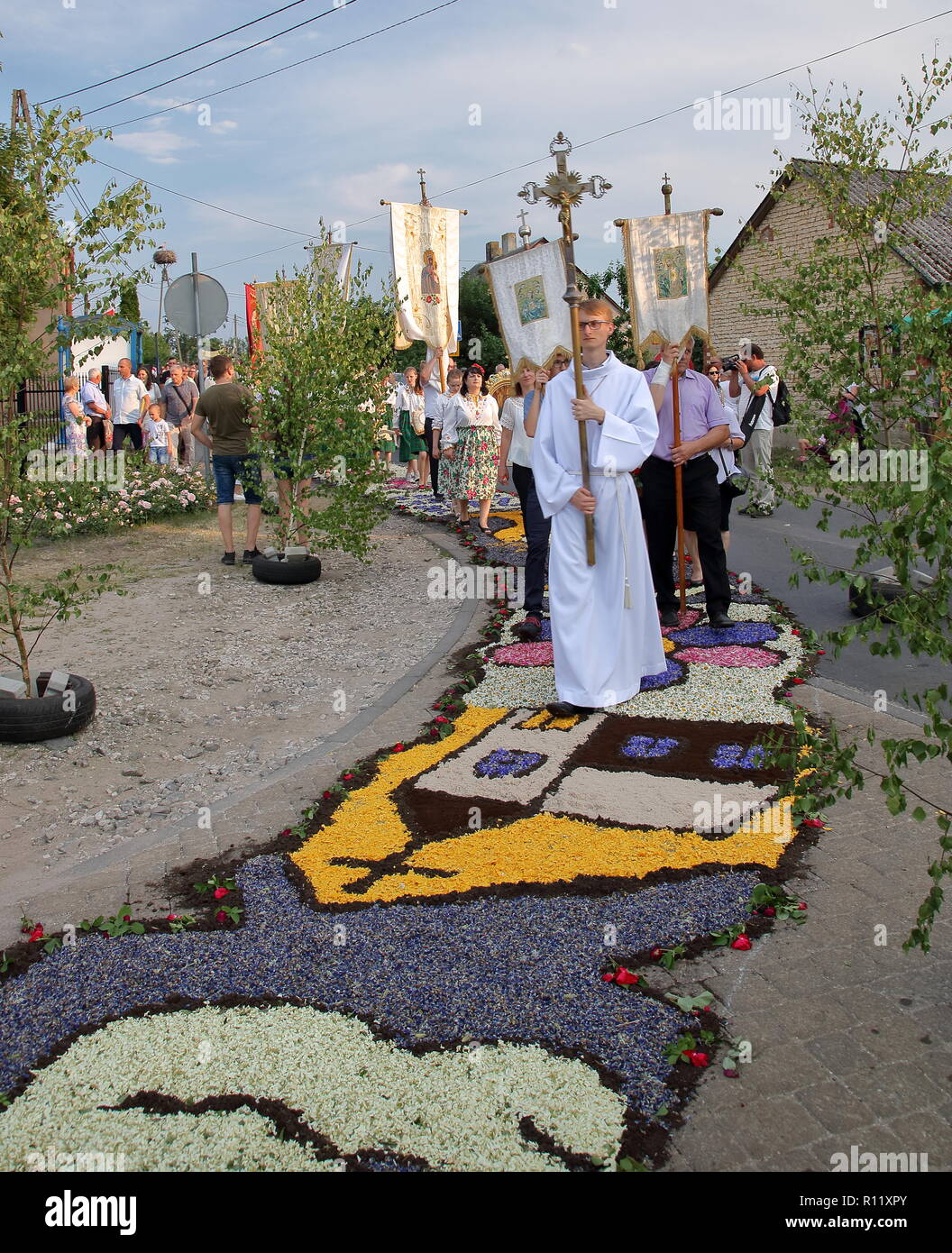 Christi religious procession hi-res stock photography and images - Alamy
