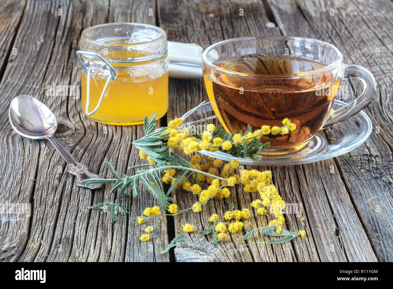 Mimosa tea hi-res stock photography and images - Alamy