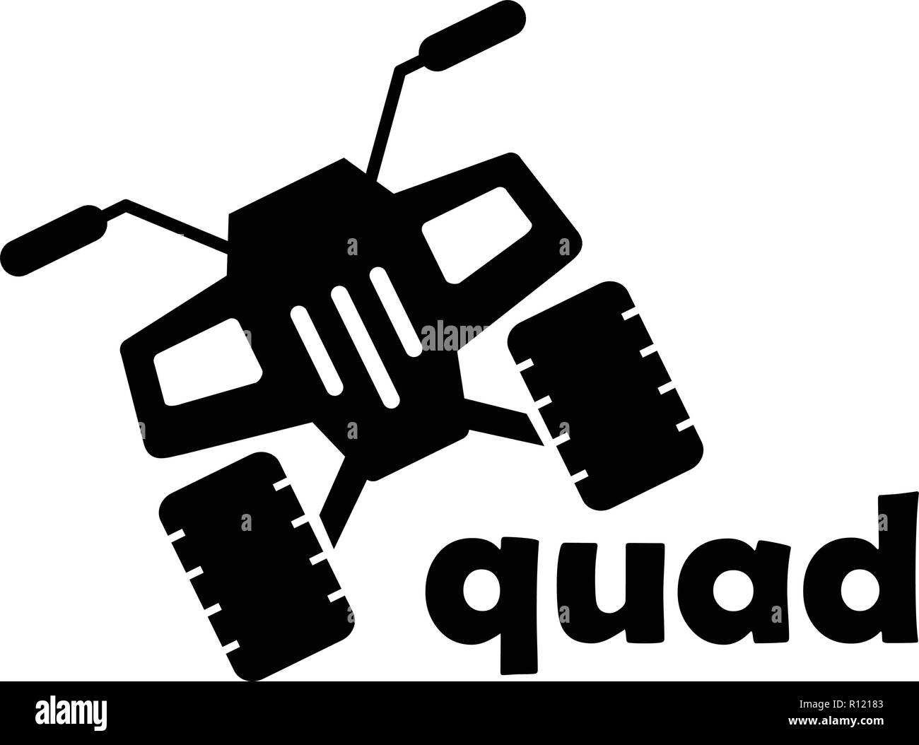 vector icon of quad offroad all wheel Stock Vector Image & Art - Alamy