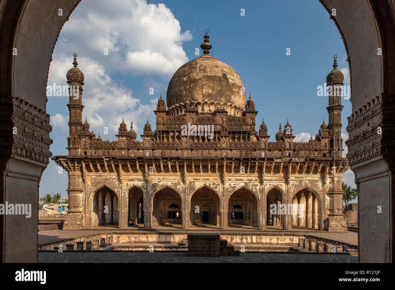 Mausoleum of Ibrahim Rouza, Vijayapura, Karnataka, India Stock Photo ...