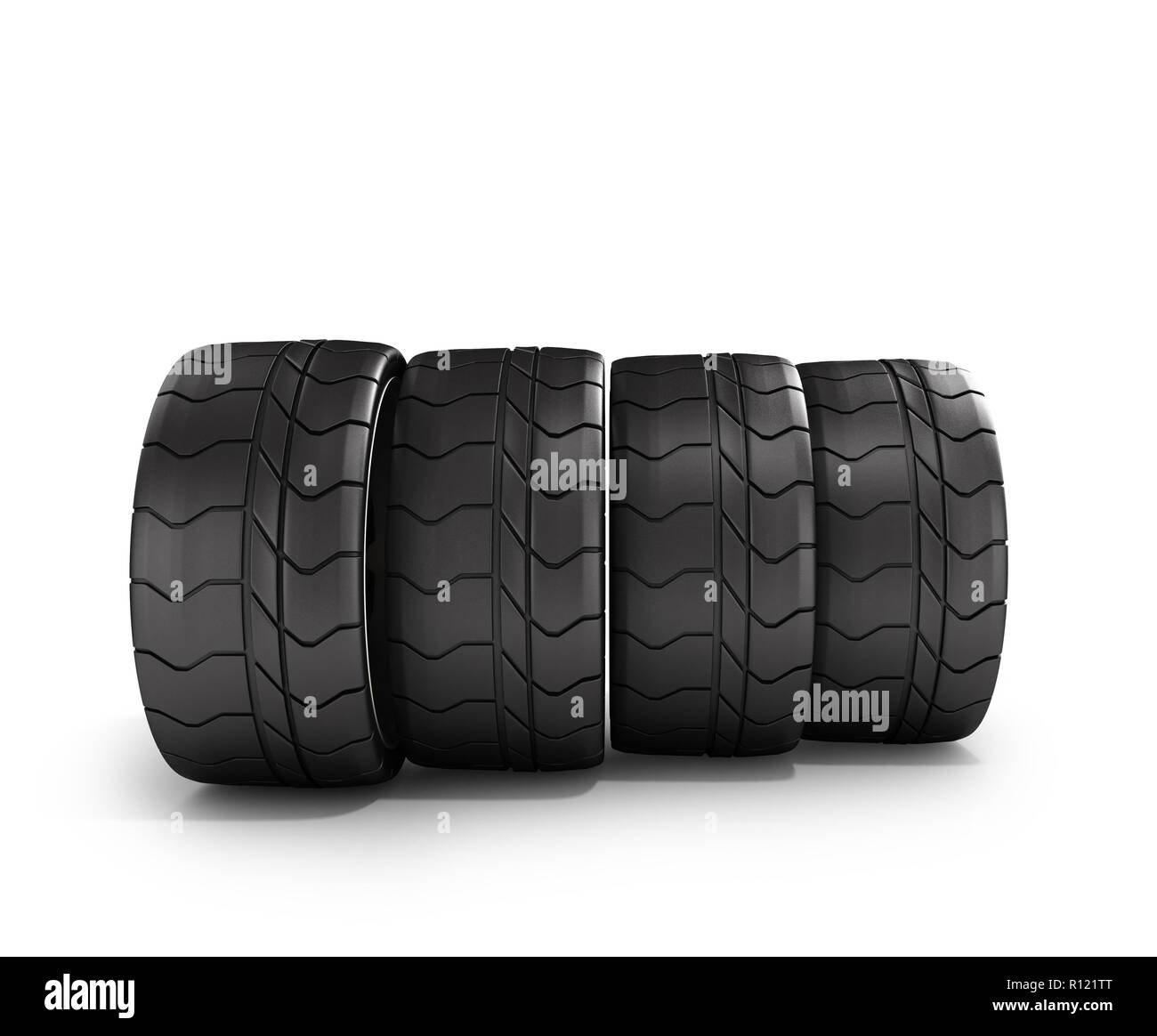 Change a wheel illustration Cut Out Stock Images & Pictures - Alamy