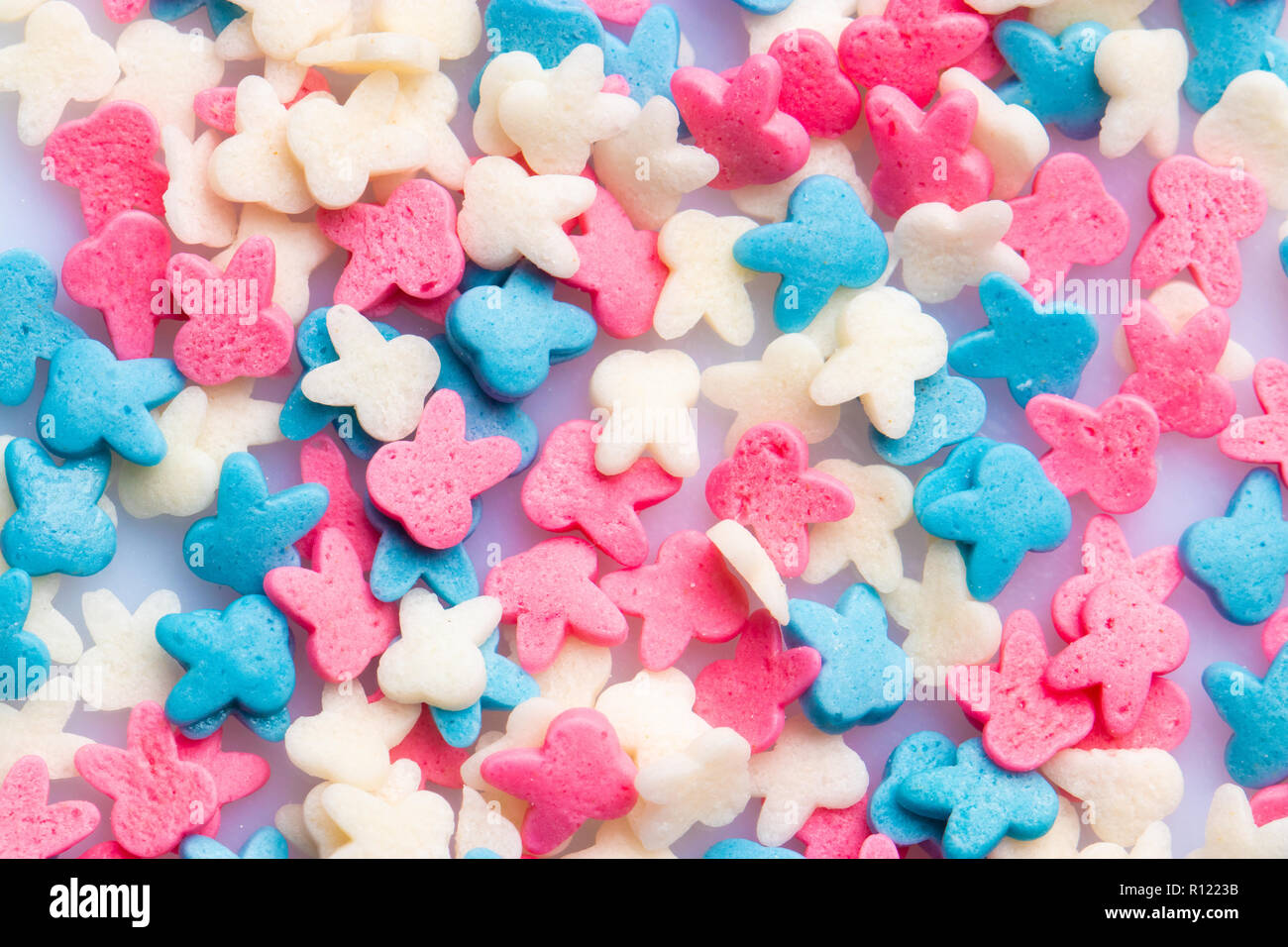 colorful sugar sprinkles Background decoration for cake and bakery ...