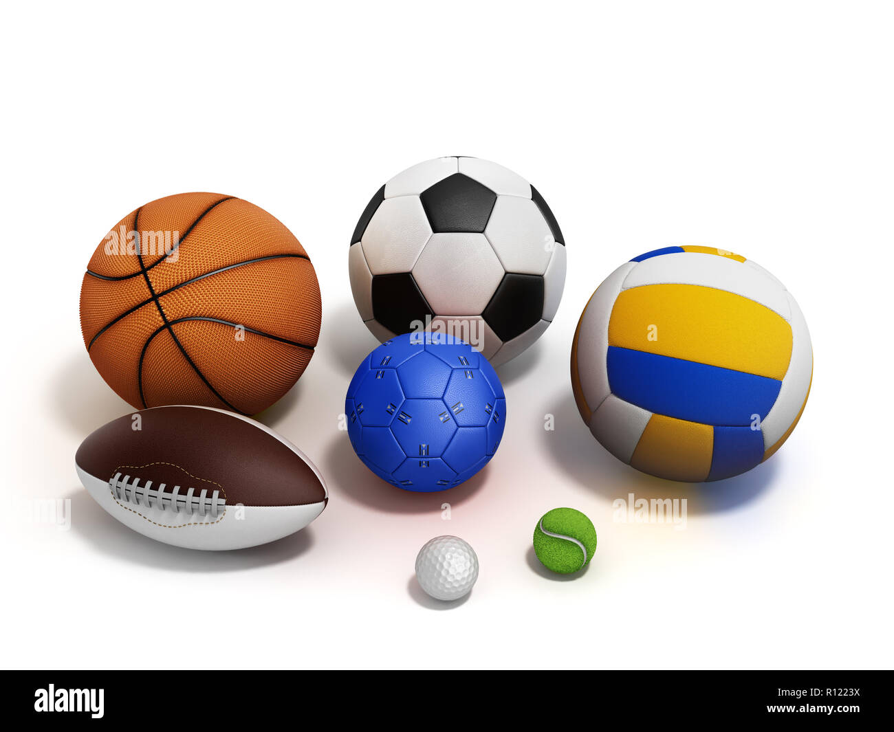 Sports Balls Cut Out Stock Images & Pictures - Alamy