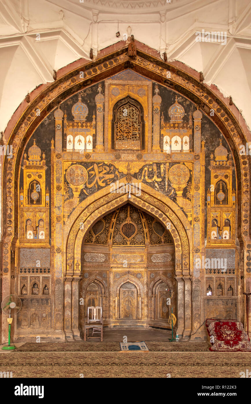 Central Mihrab of Jama Masjid, Friday Mosque, Vijayapura, Karnataka ...
