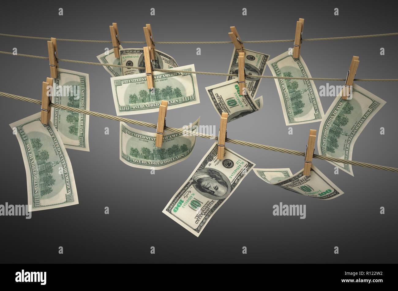 Us One Hundred Dollar Bill High Resolution Stock Photography and Images ...