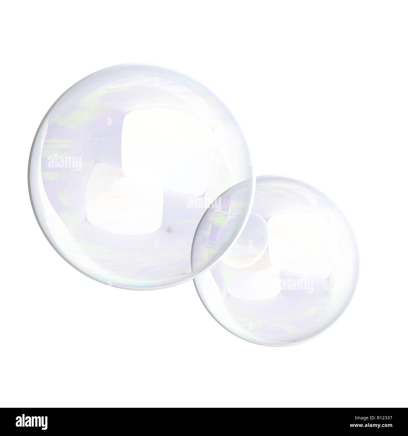 soap bubbles blower 3d render isolated on white background Stock Photo ...