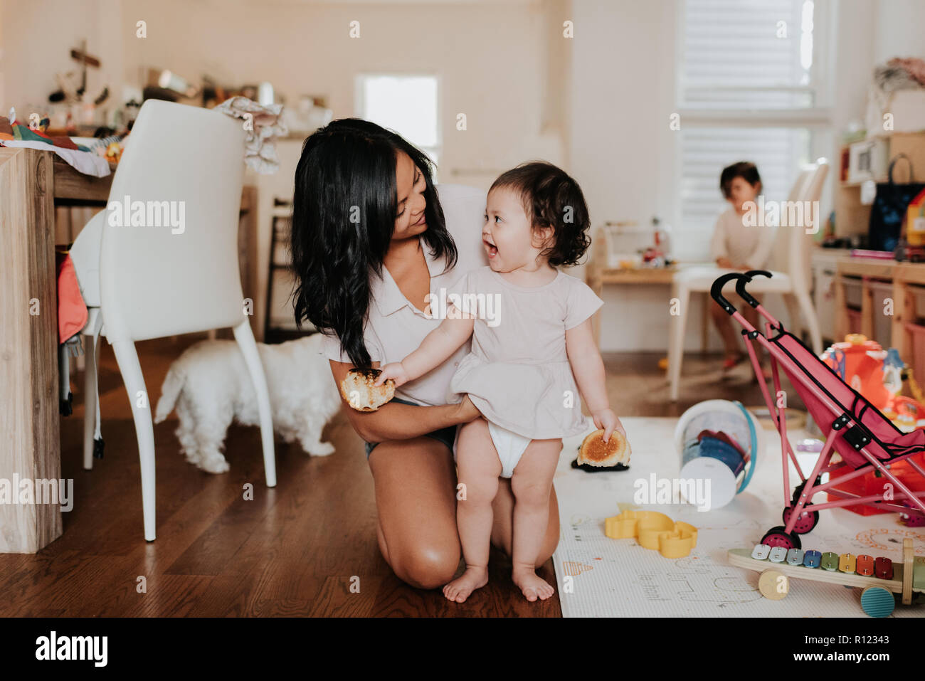 Diaper girl toddler hi-res stock photography and images - Alamy