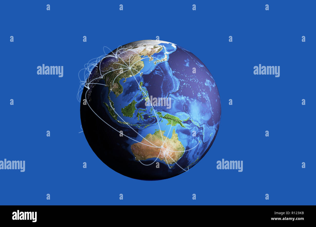 Usa map routes hi-res stock photography and images - Alamy