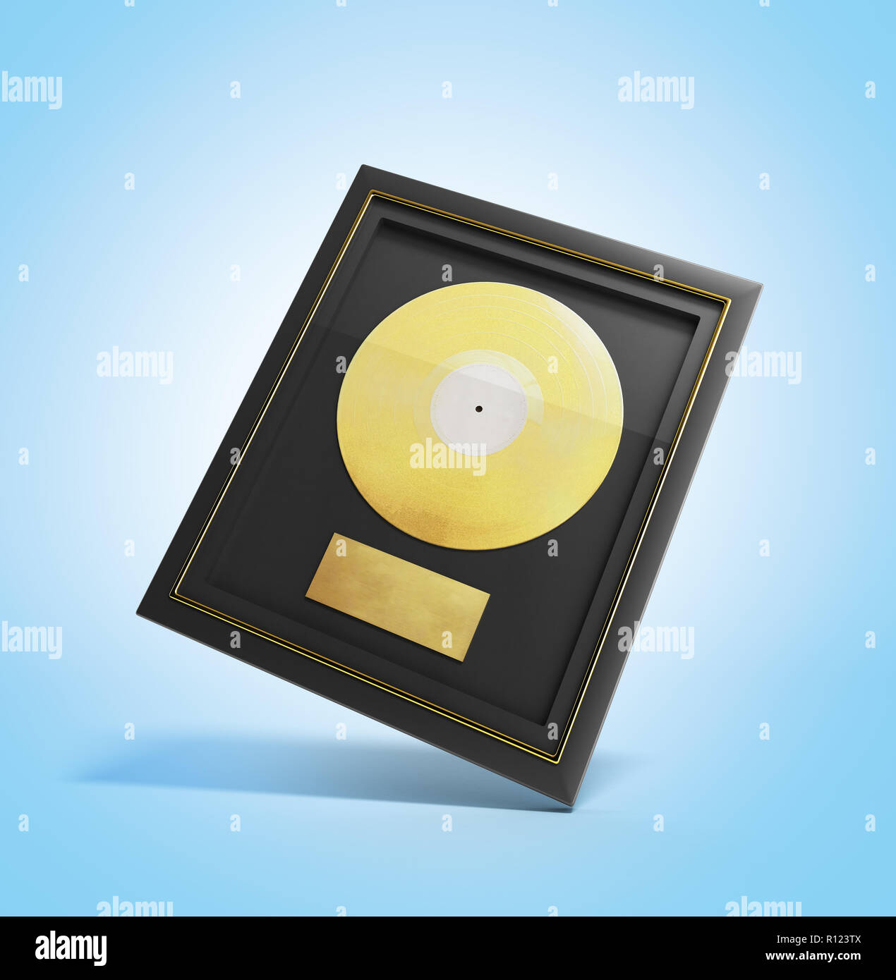 Gold record frame hi-res stock photography and images - Alamy