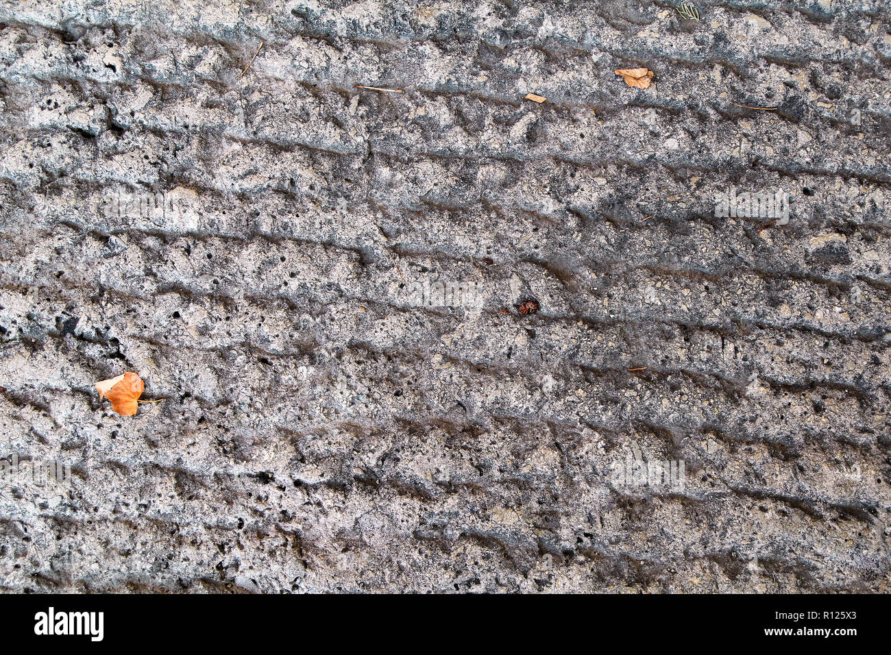 Detail of old medieval pavement / Block stone road / Broken stone ...