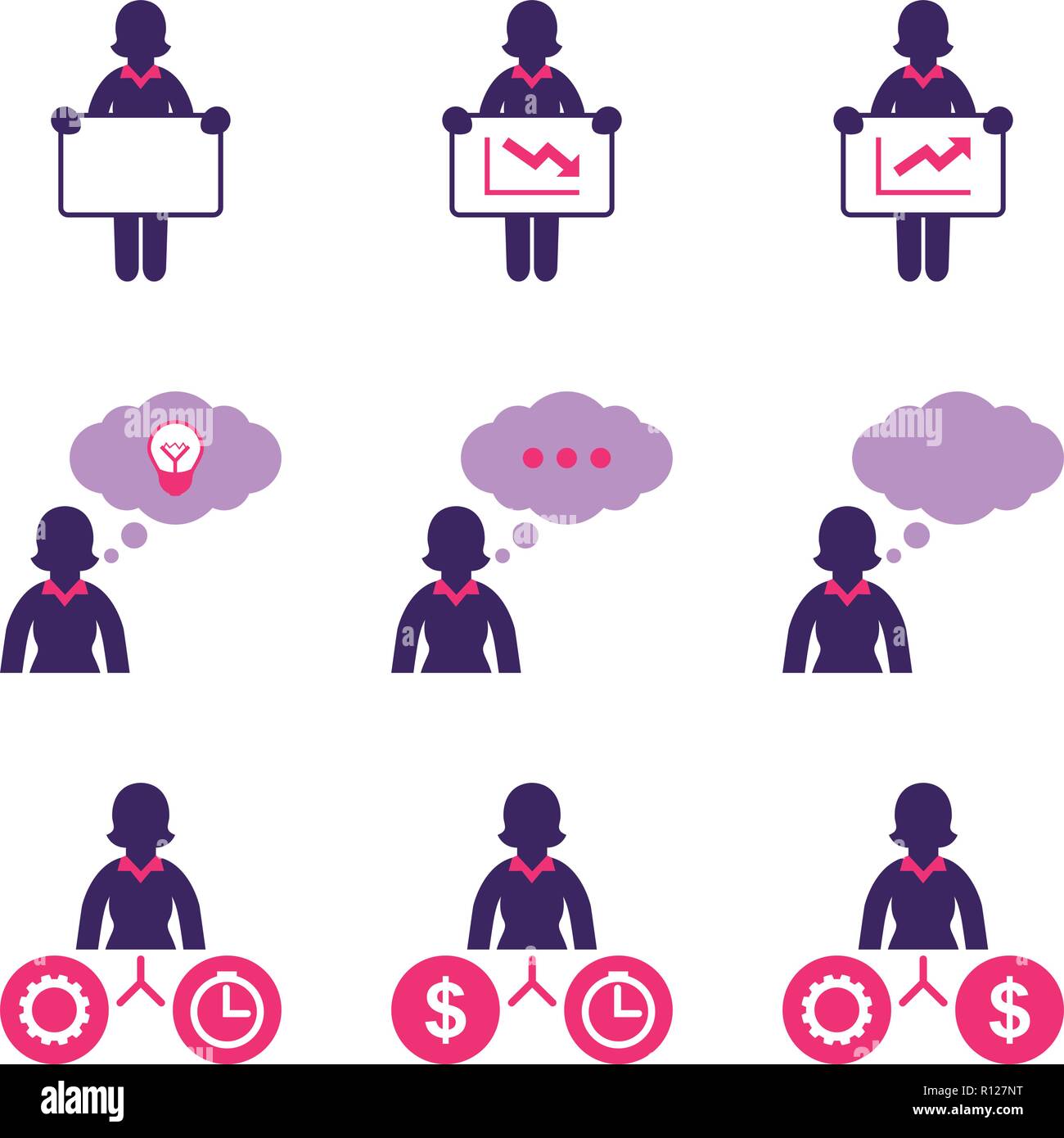 Women process Stock Vector Images - Alamy