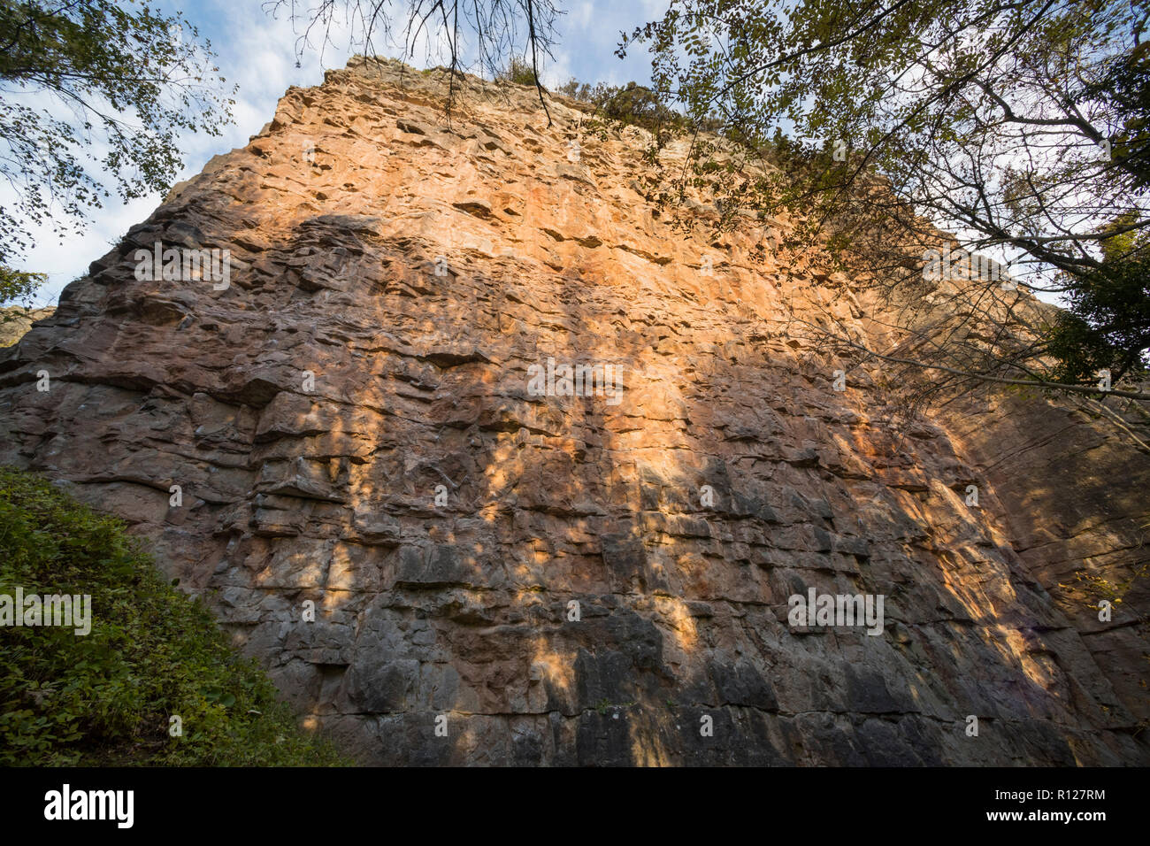 Llanymynech rocks nature reserve hi-res stock photography and images ...