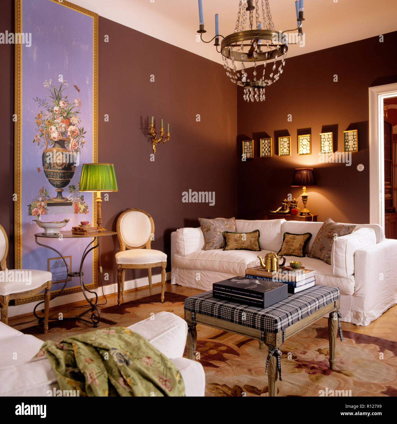 Georgian living room Stock Photo - Alamy