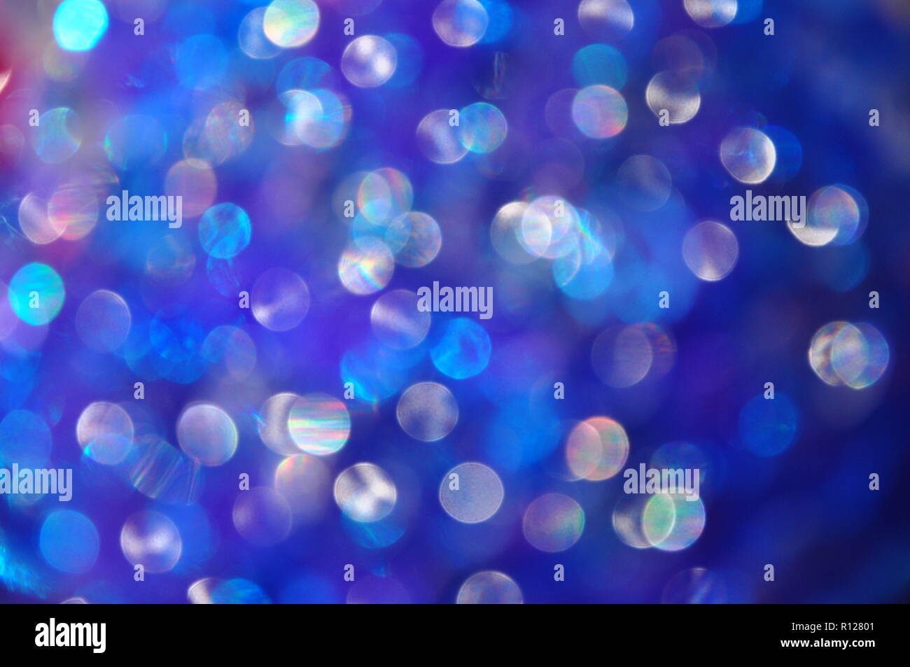Crystals falling in th celebration night,blue bubbles,white Stock Photo ...