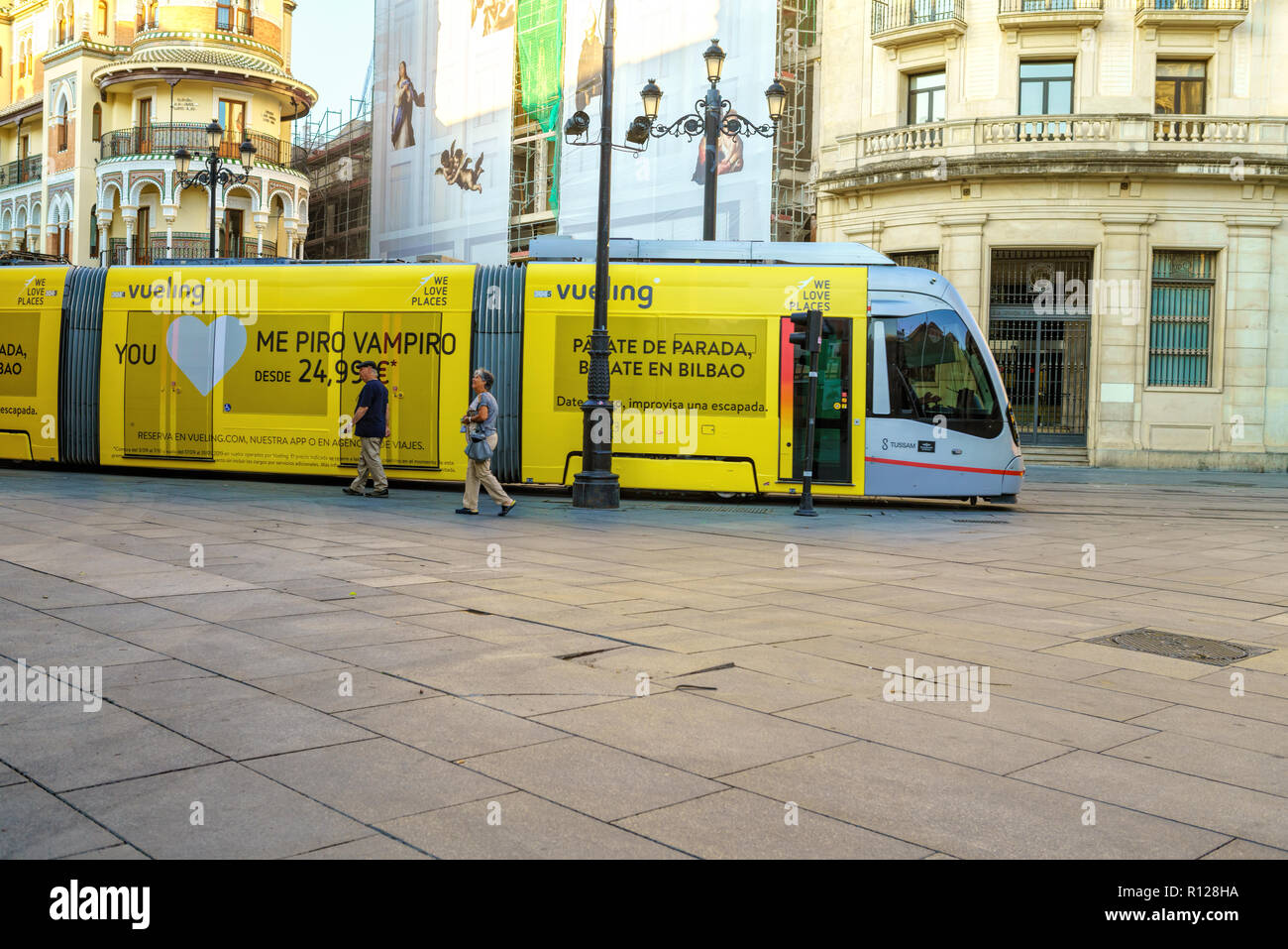 Seville public transport hi-res stock photography and images - Alamy