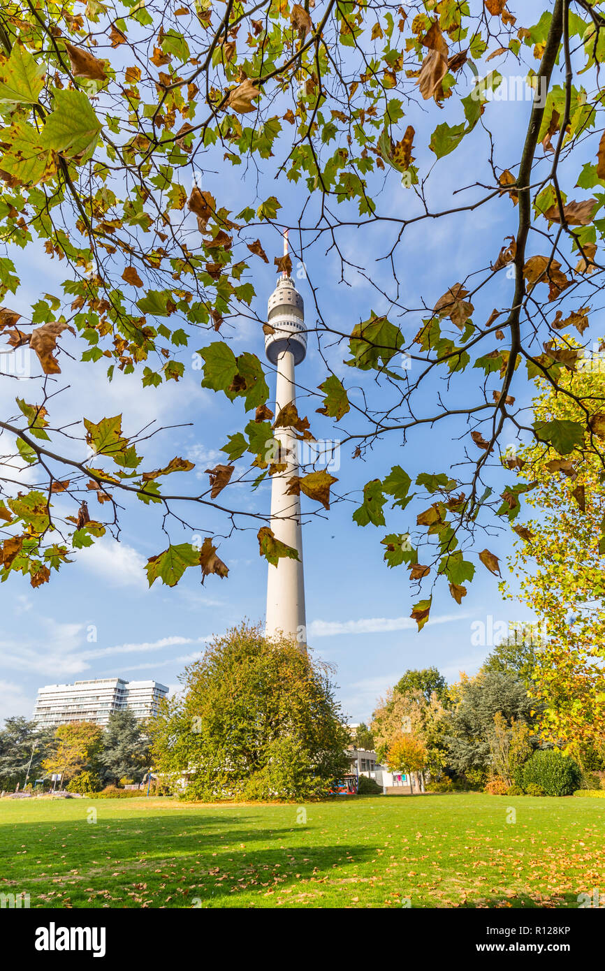 Florianturm is a telecommunications tower and landmark of Dortmund in ...