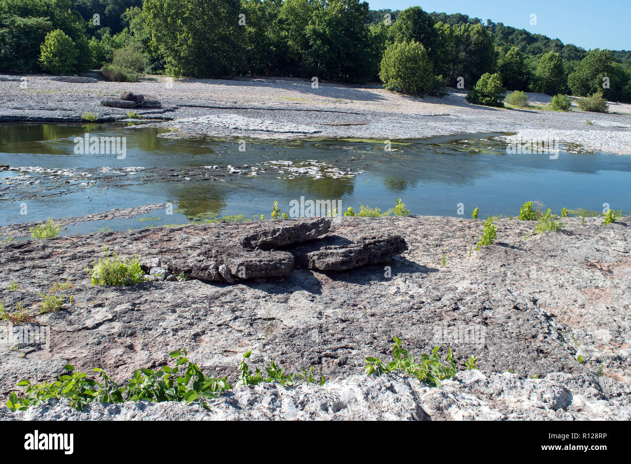 Peaceful river bank scene hi-res stock photography and images - Alamy