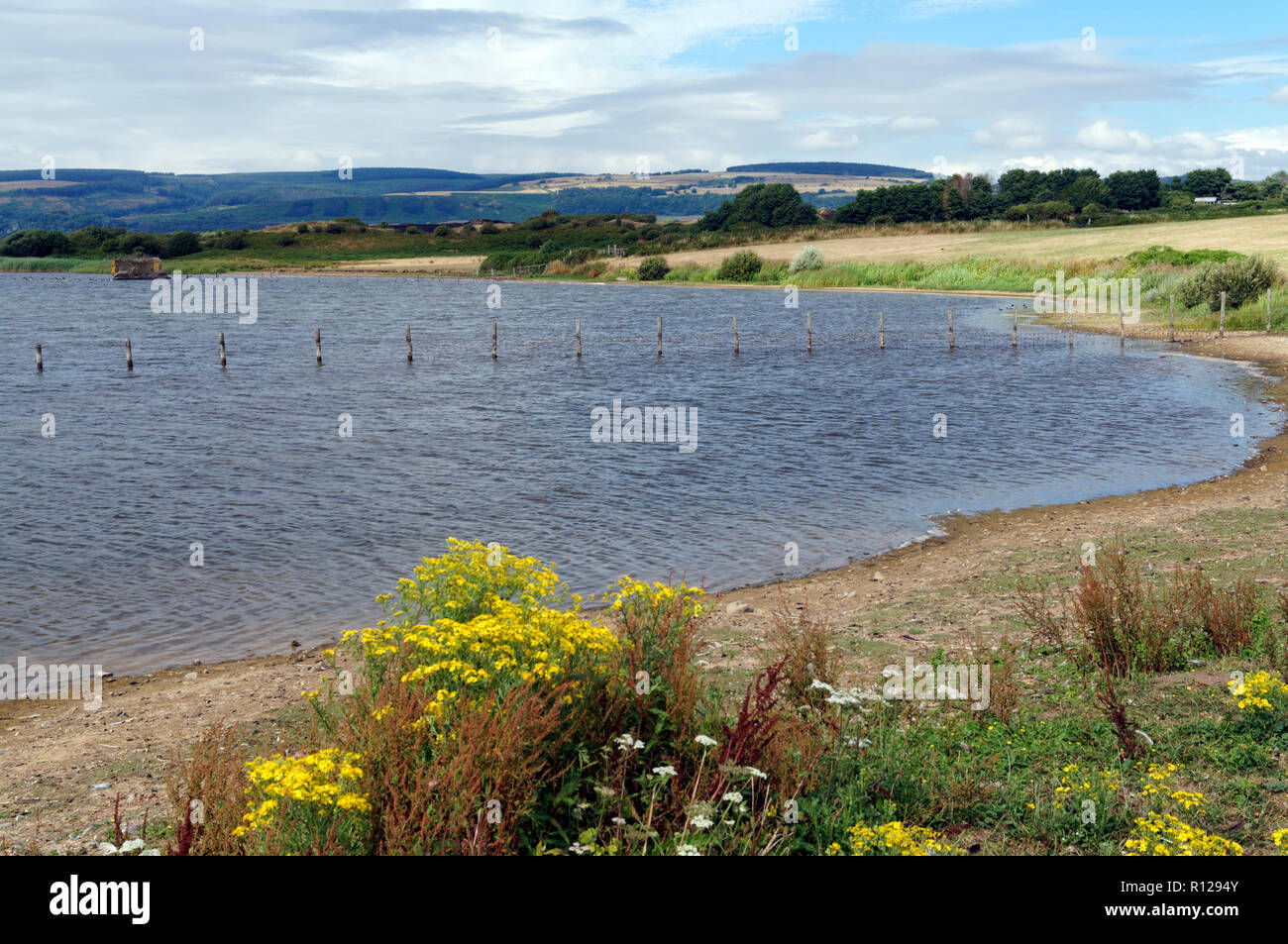 Kenfig Pool, Kenfig National Nature reserve near Porthcawl, Bridgend ...