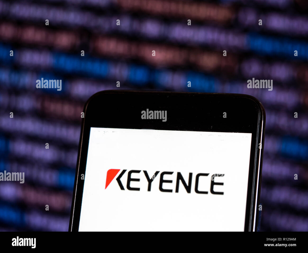 Keyence logo hi-res stock photography and images - Alamy