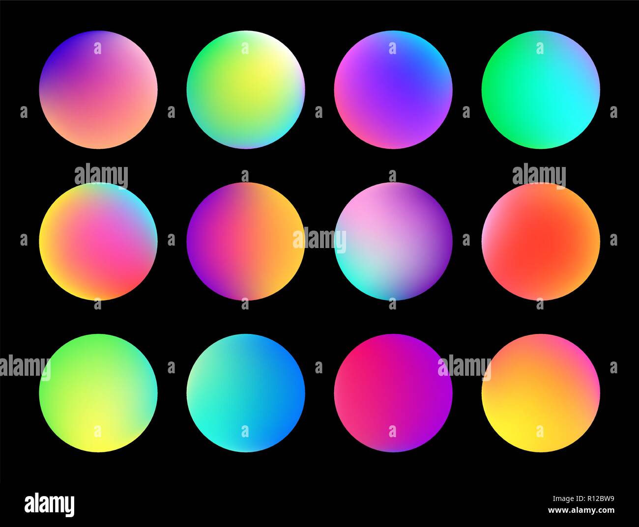 Vibrant gradients Stock Vector Images - Alamy