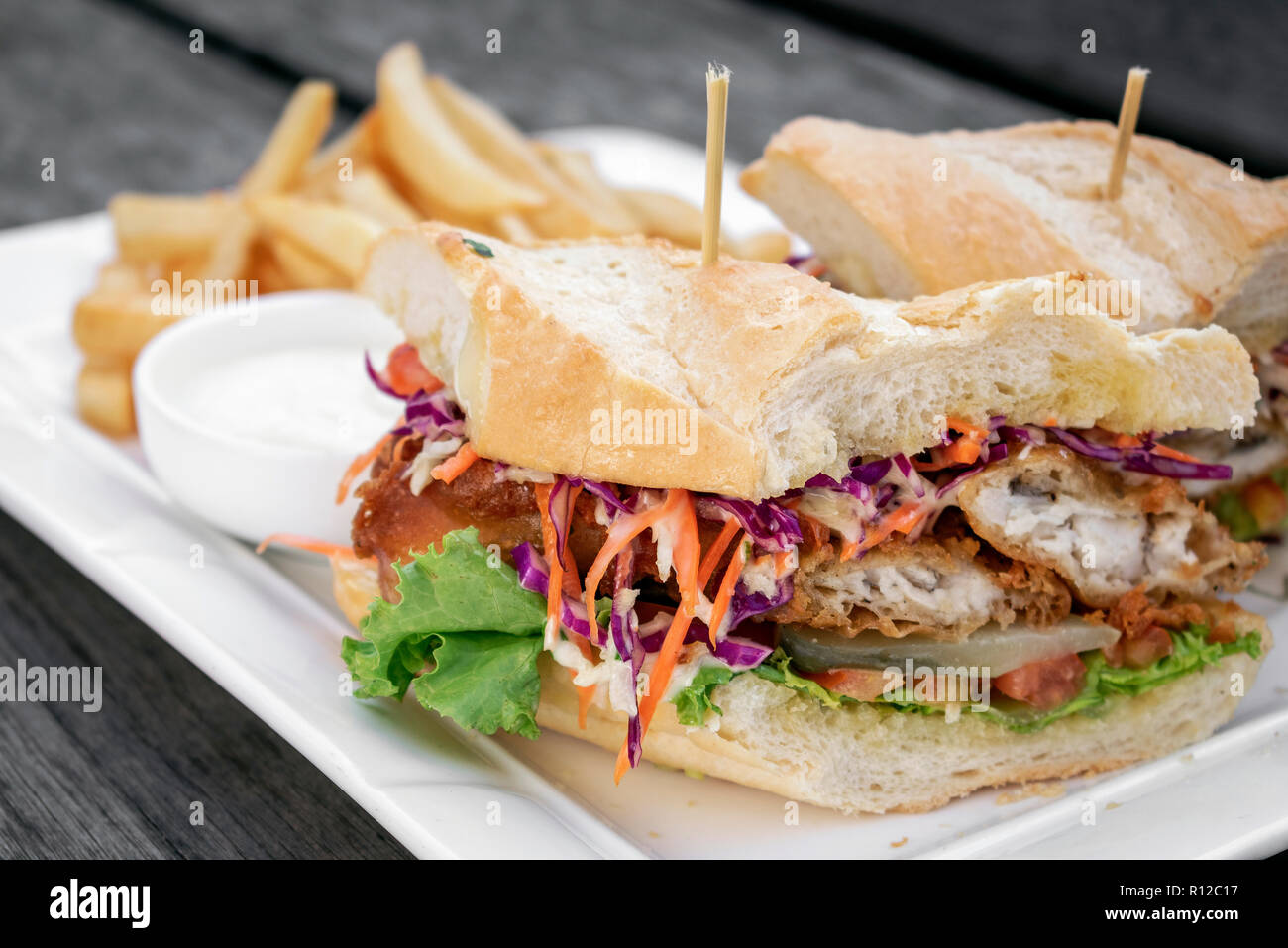 Fish fillet sandwich hi-res stock photography and images - Alamy