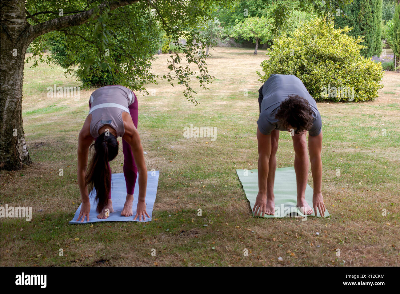 Man bending forward hi-res stock photography and images - Alamy