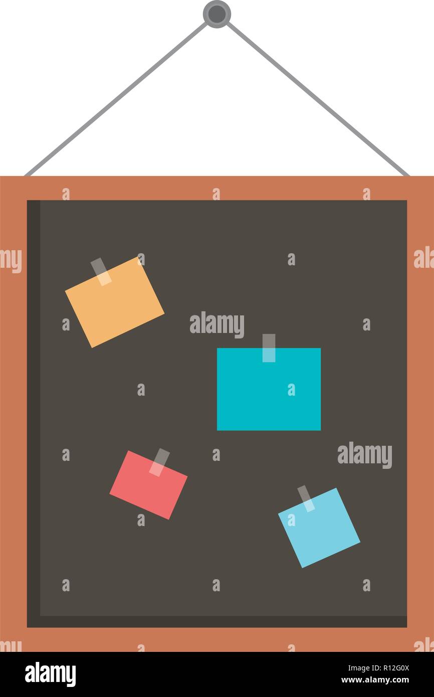 notes board isolated icon Stock Vector Image & Art - Alamy