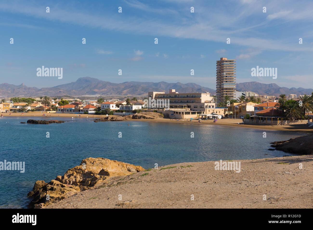 Puerto de Mazarron Spain Playa de la Reya beach one the best beautiful ...