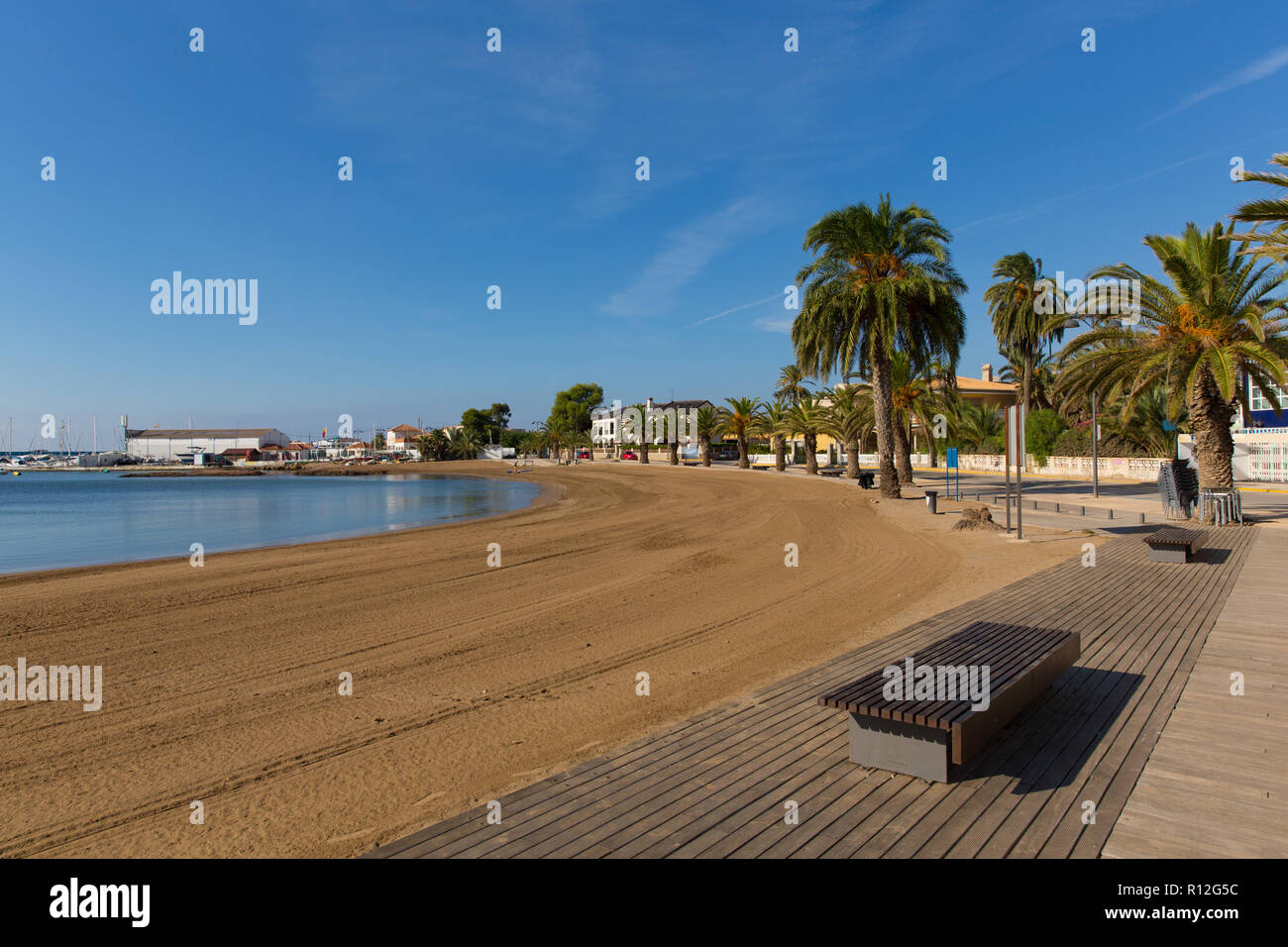 Puerto de Mazarron Spain Playa de la Ermita beach one of many beautiful ...