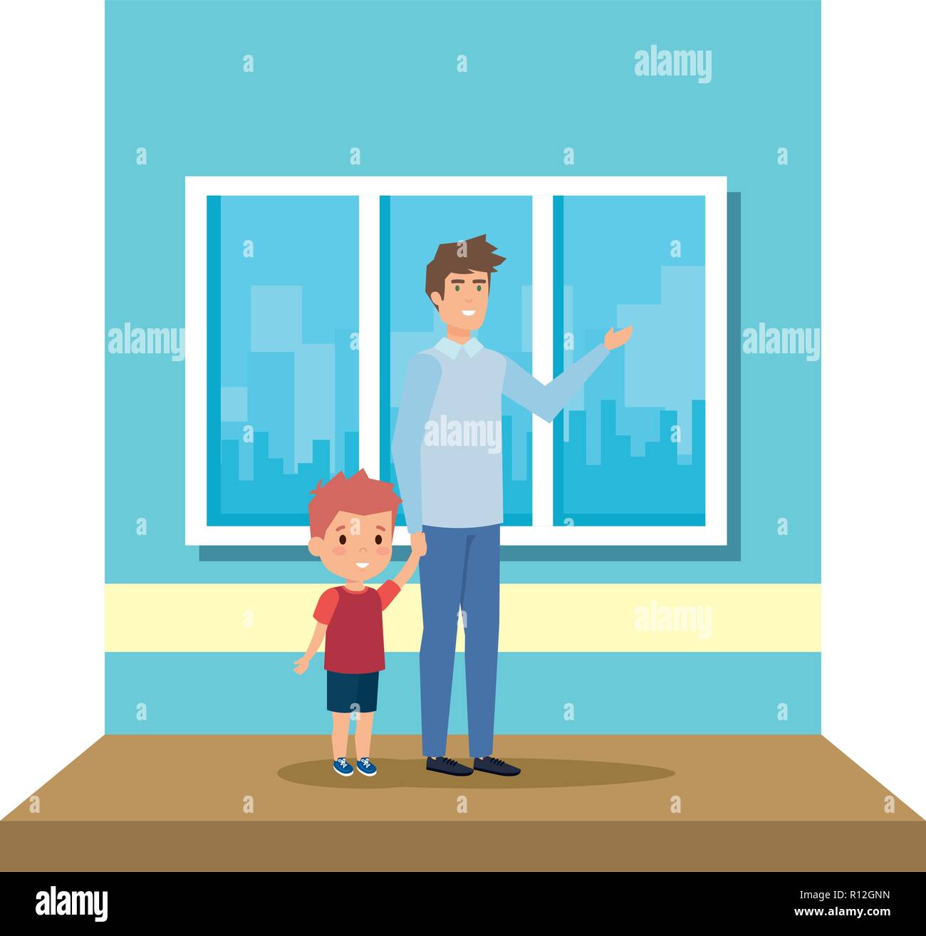 Cartoon Boy Chalkboard Teaching Class Stock Photos & Cartoon Boy ...